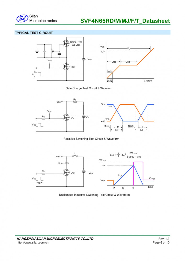 SVF4N65RMJ datasheet page 6