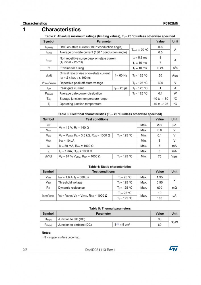 Technical document page 2