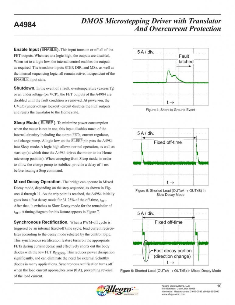 A4984 datasheet page 10