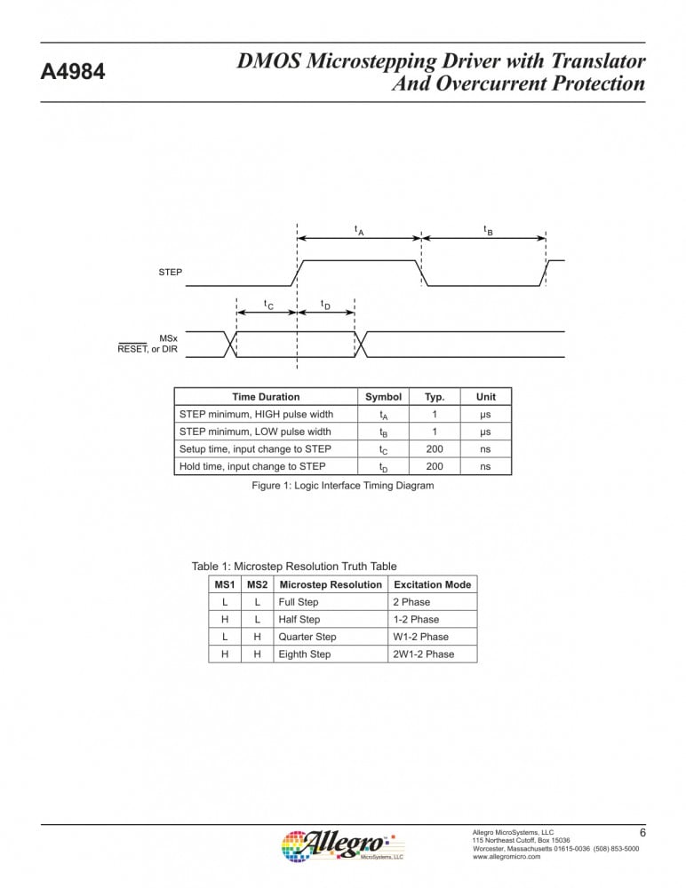 A4984 datasheet page 6