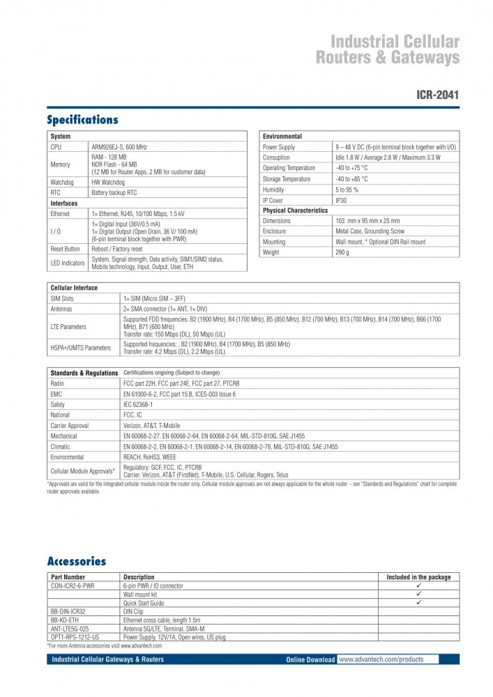 ICR-2041 technical documentation page 2