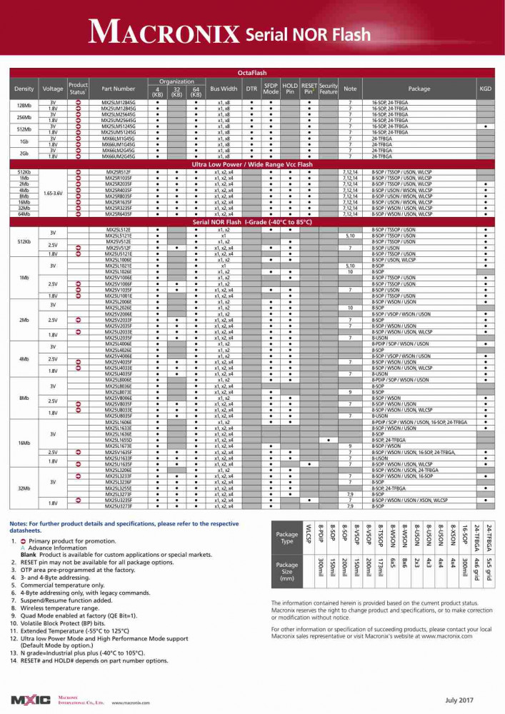 MXIC technical document page 2