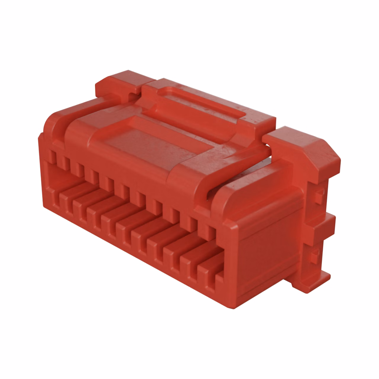 Micro-Lock Plus TPA Type Receptacle Housing, 1.25mm Pitch, Dual Row, Positive Lock, 22 Circuits, Red for sale