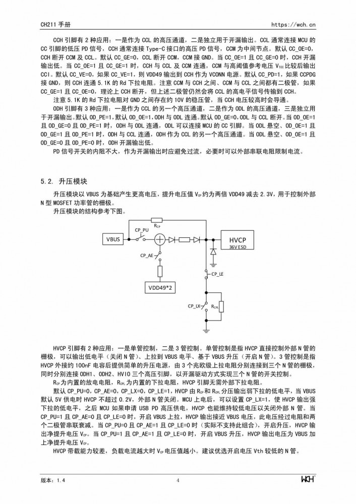 CH211D datasheet page 4