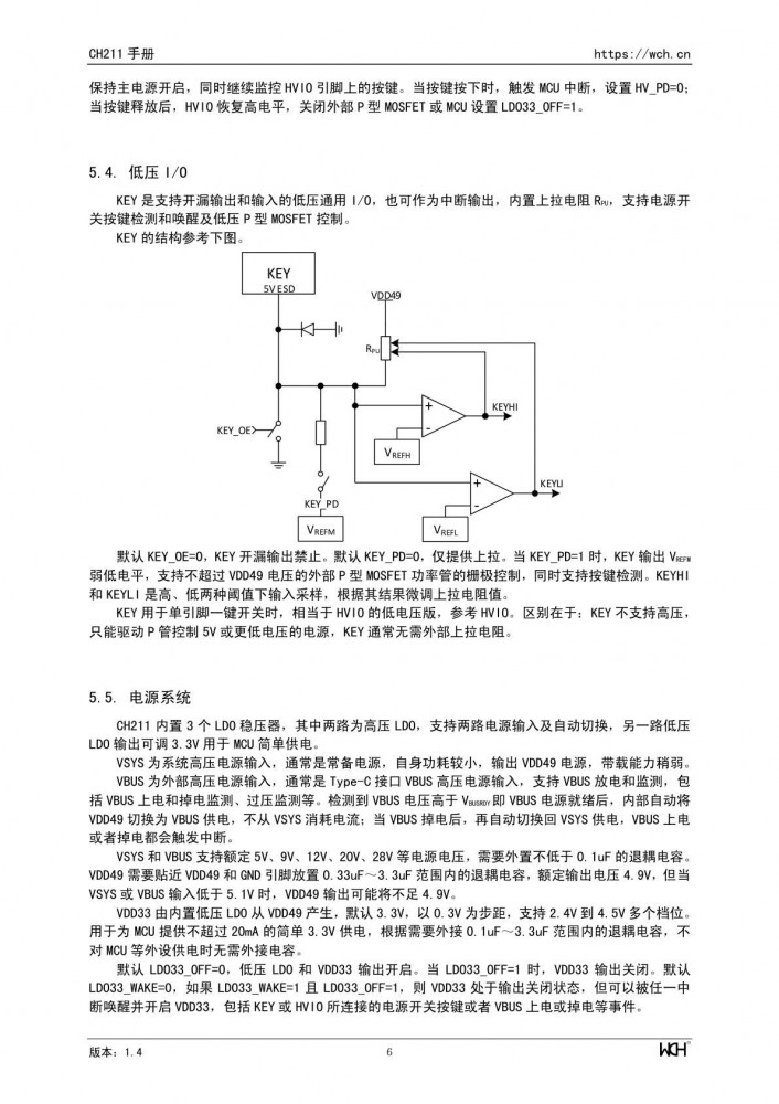 CH211D datasheet page 6