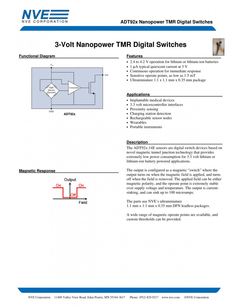 ADT922-14E technical document page 1