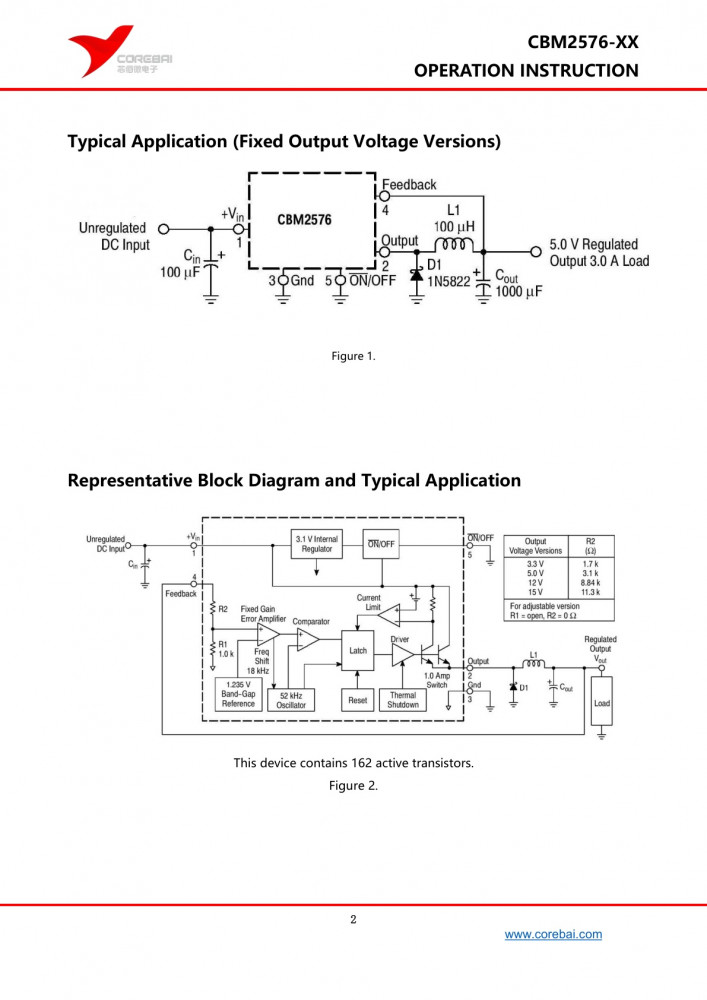 CBM2576 datasheet page 2