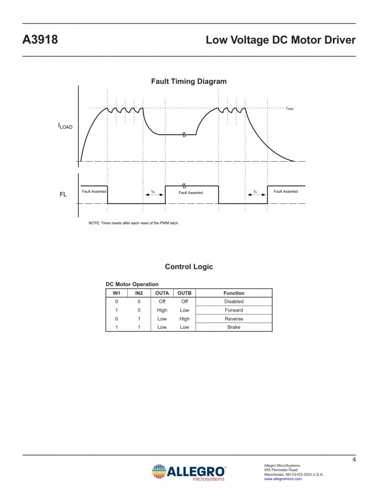 A3918 datasheet page 4