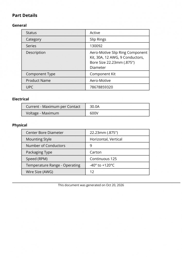 MOLEX 1300920117 product document image, page 2