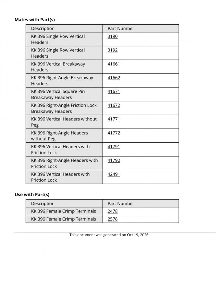 KK 508 connector specification preview, page 4
