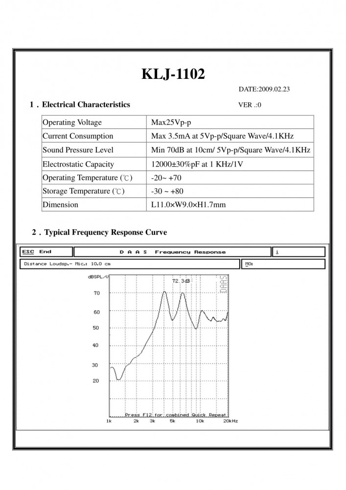 KLJ-1102 specification page 2