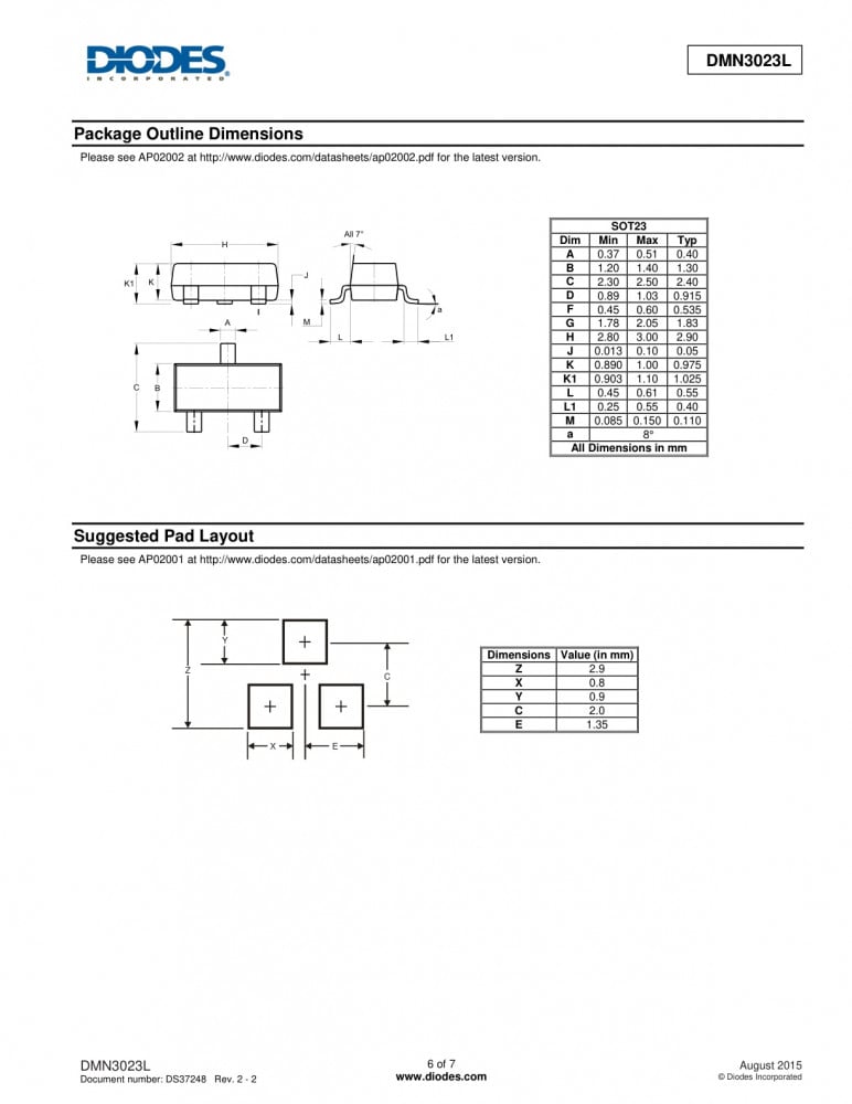 DMN3023L-7 datasheet page 6