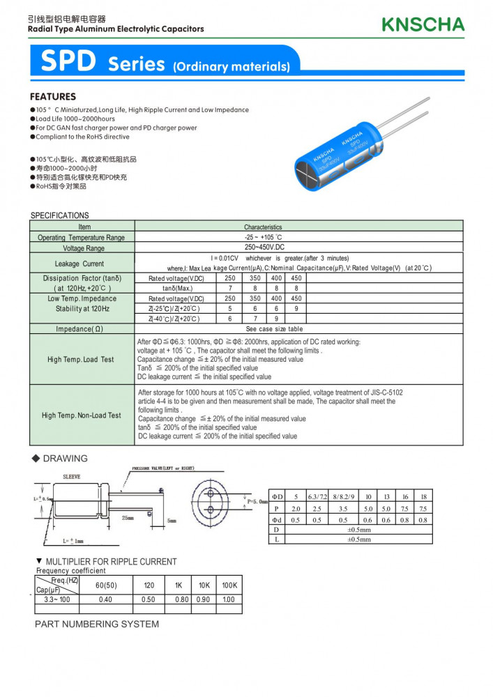 KNSCHA SPD Series datasheet page 1