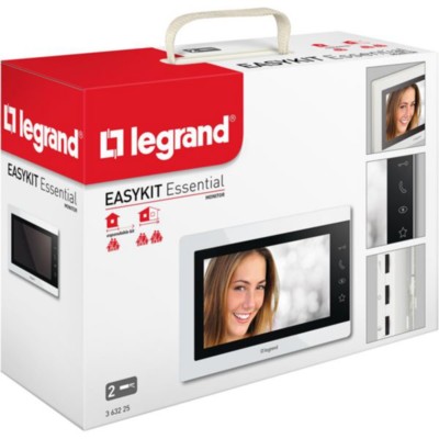 7'' hands-free additional indoor unit for ONE family color video door entry kit - 7'' hands-free color video display