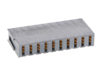 Micro-Fit BMI Receptacle Header, Dual Row, Vertical, with Press-fit Plastic Pegs, 0.76µm Gold (Au) Selective, 8 Circuits