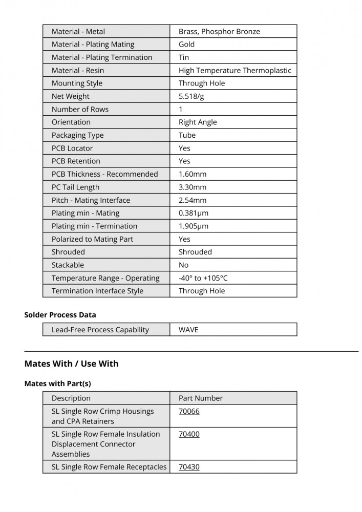 MOLEX 705550059 document image, page 3