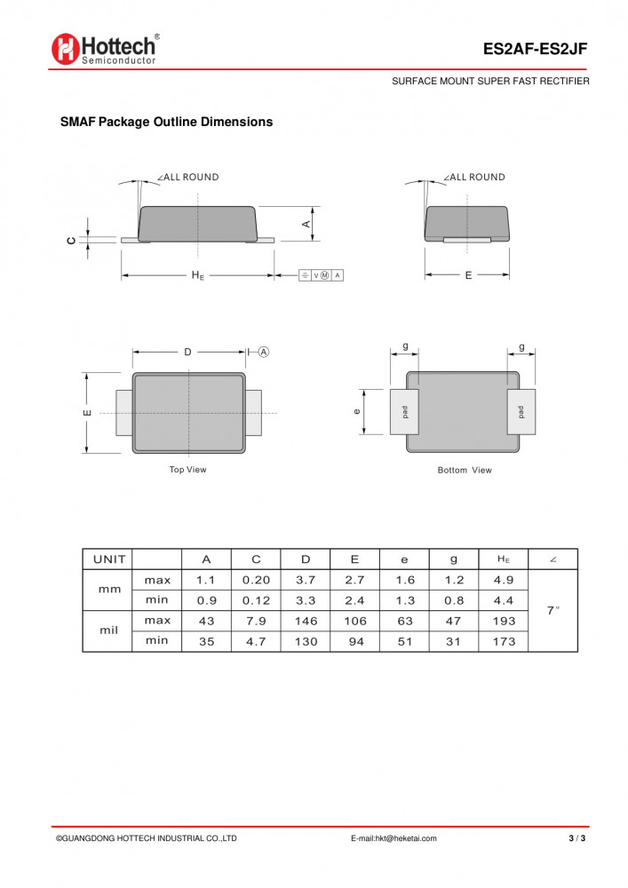 ES2JF datasheet page 3