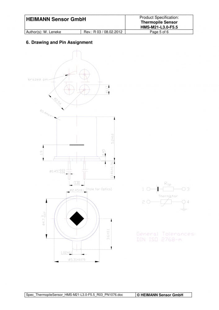 HMS M21 L3.0 F5.5 datasheet page 5