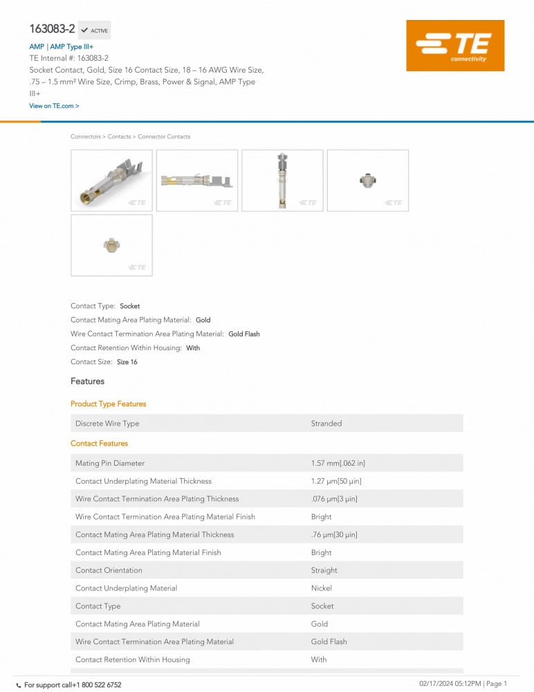 163083-2 technical document page 1