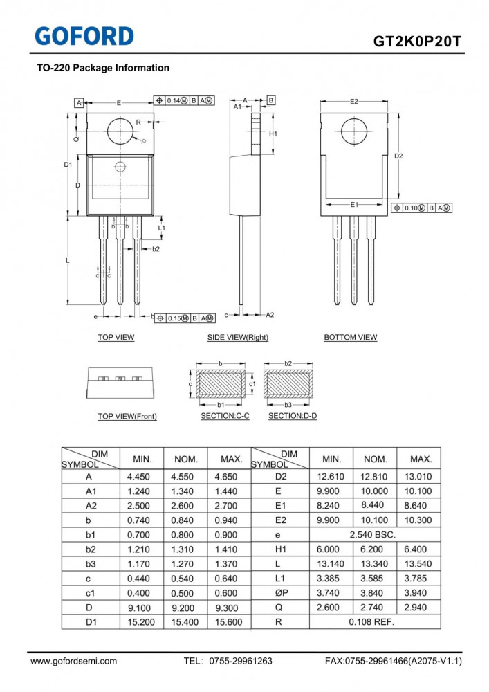 GT2K0P20T technical document page 6