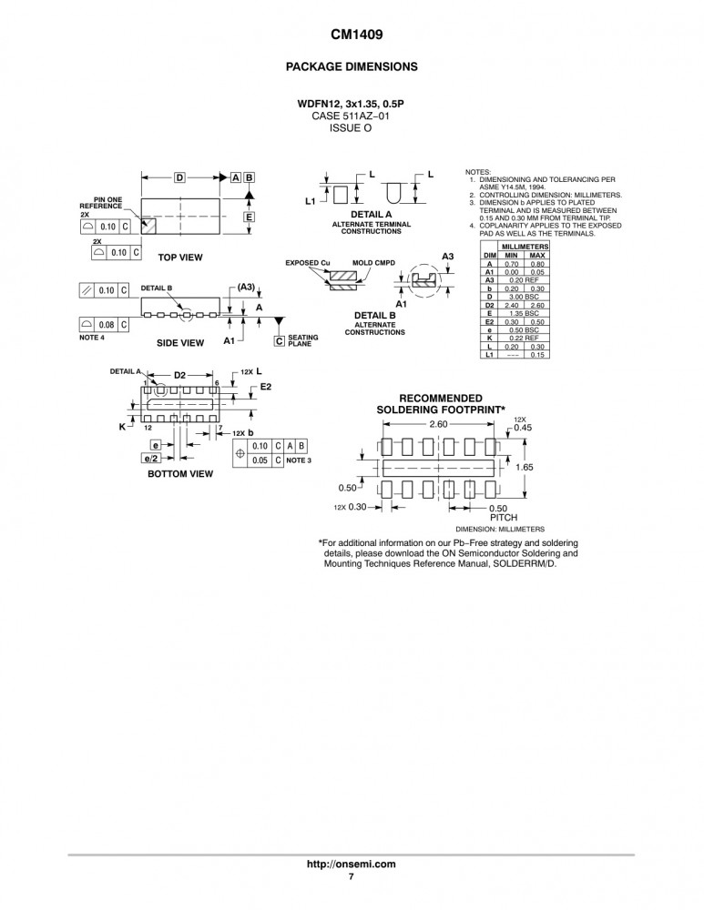 CM1409 datasheet page 8