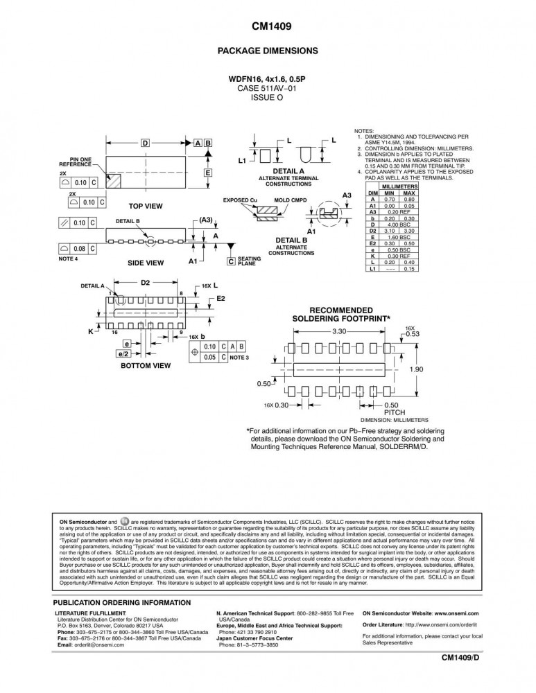 CM1409 datasheet page 9