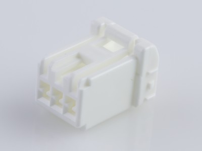 2.50mm Pitch CP-2.5 Mini Wire-to-Wire Receptacle Housing, Positive Lock, Single Row, 3 Circuits, Natural for sale