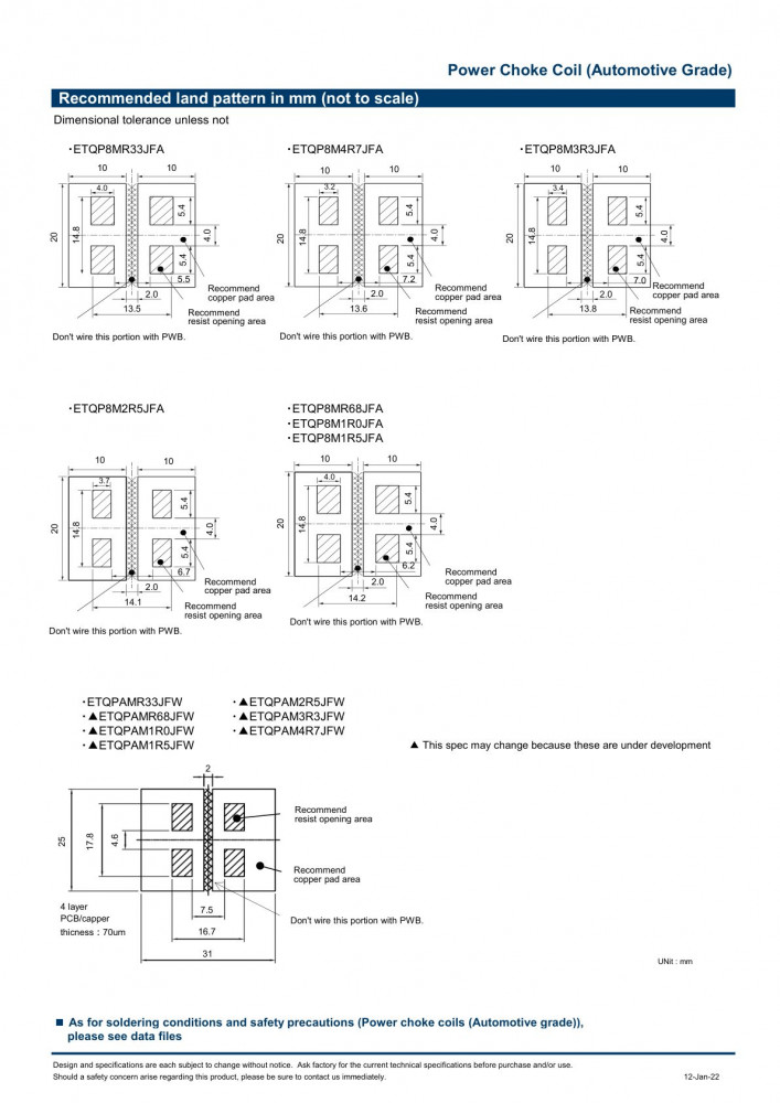 PANASONIC ETQP8M3R3JFA technical document page 7