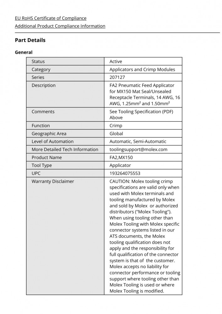 MOLEX 638082310 technical document preview, page 2