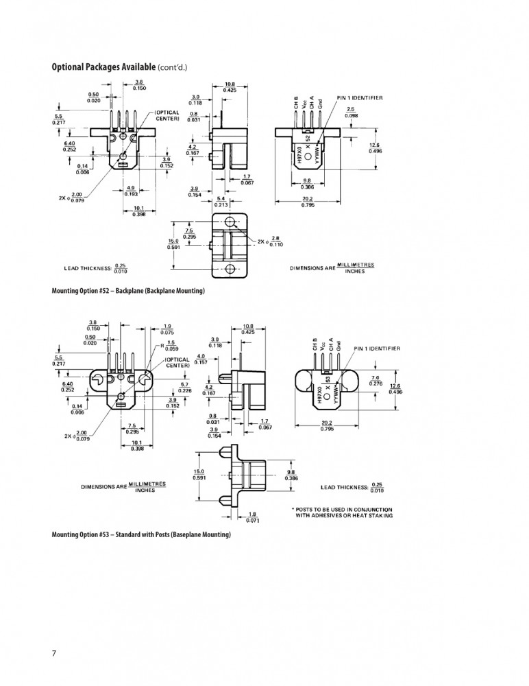 HEDS-9730#Q50 datasheet page 7