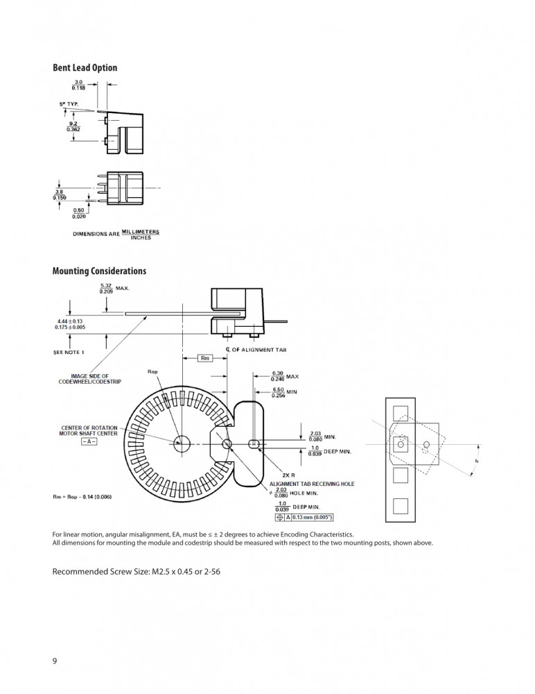 HEDS-9730#Q50 datasheet page 9