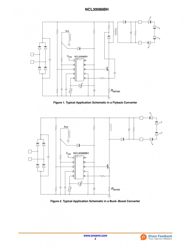 NCL30086BH datasheet page 2