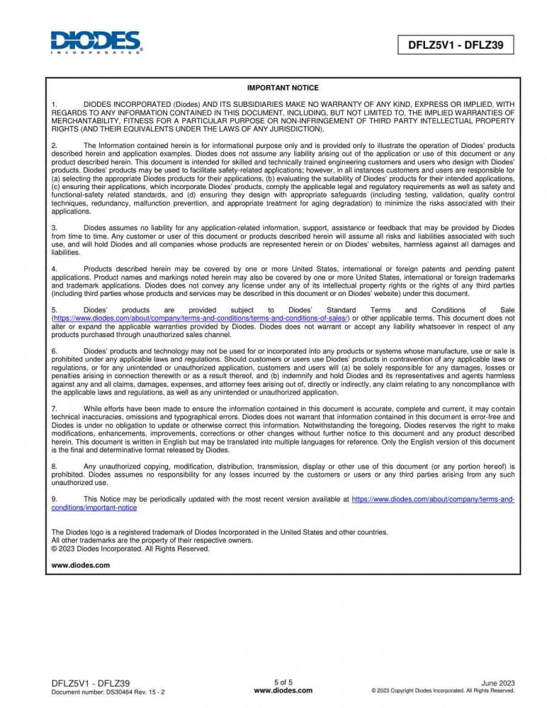 DFLZ12-7 datasheet page 5