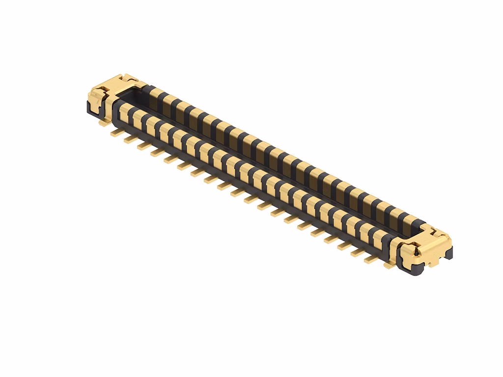 SlimStack Board-to-Board Plug, 0.35mm Pitch, ACB6+ Series, 0.60mm Mated Height, 1.90mm Mated Width, 60 Circuits, 8 Reels/Carton