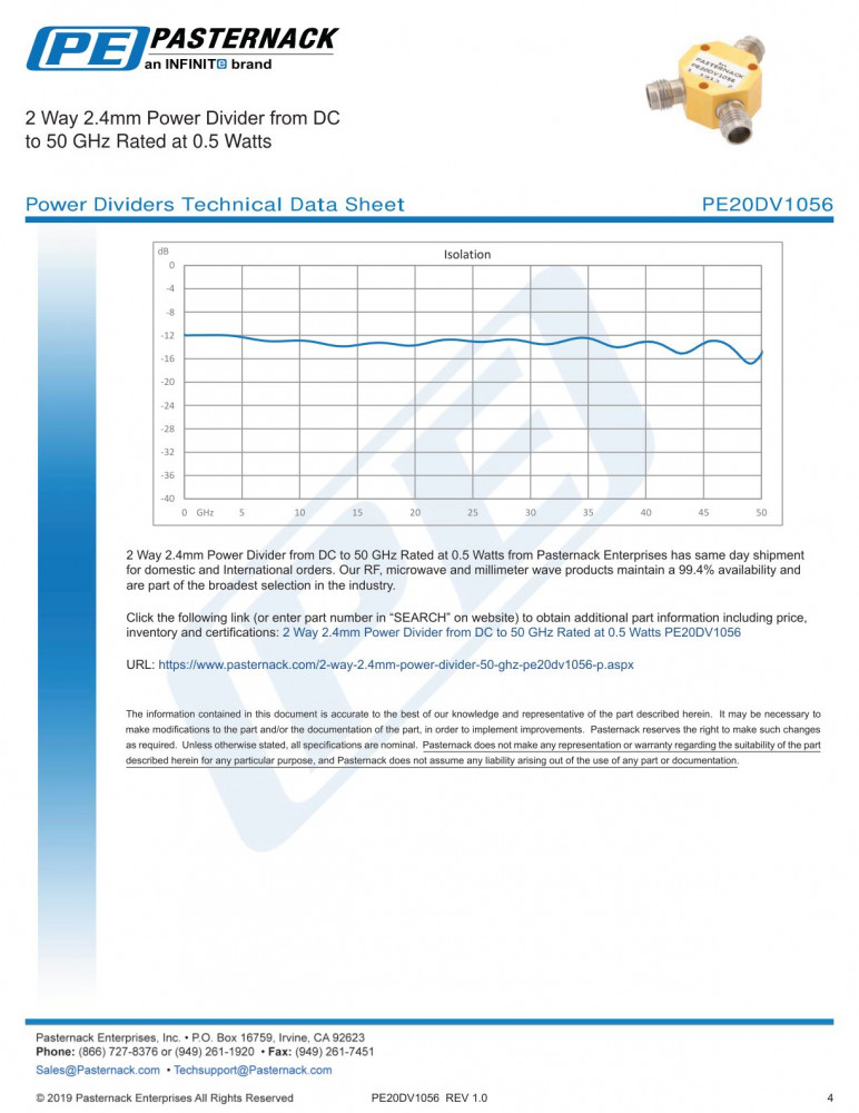 PE20DV1056 technical datasheet page 4