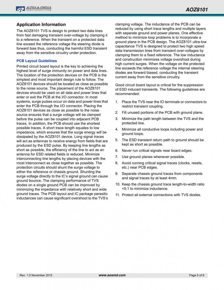 AOZ8101CI datasheet page 5