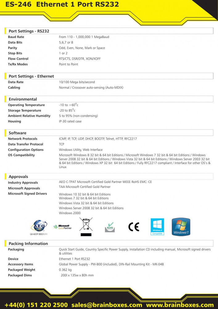 ES-246 technical document, page 3