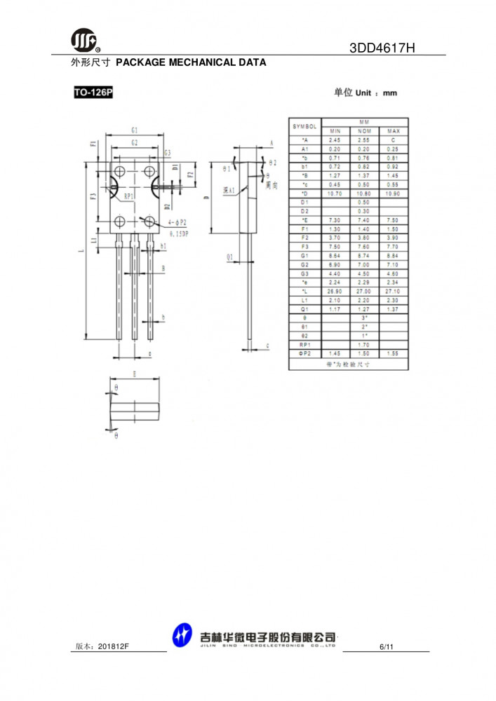 3DD4617HZ datasheet page 6