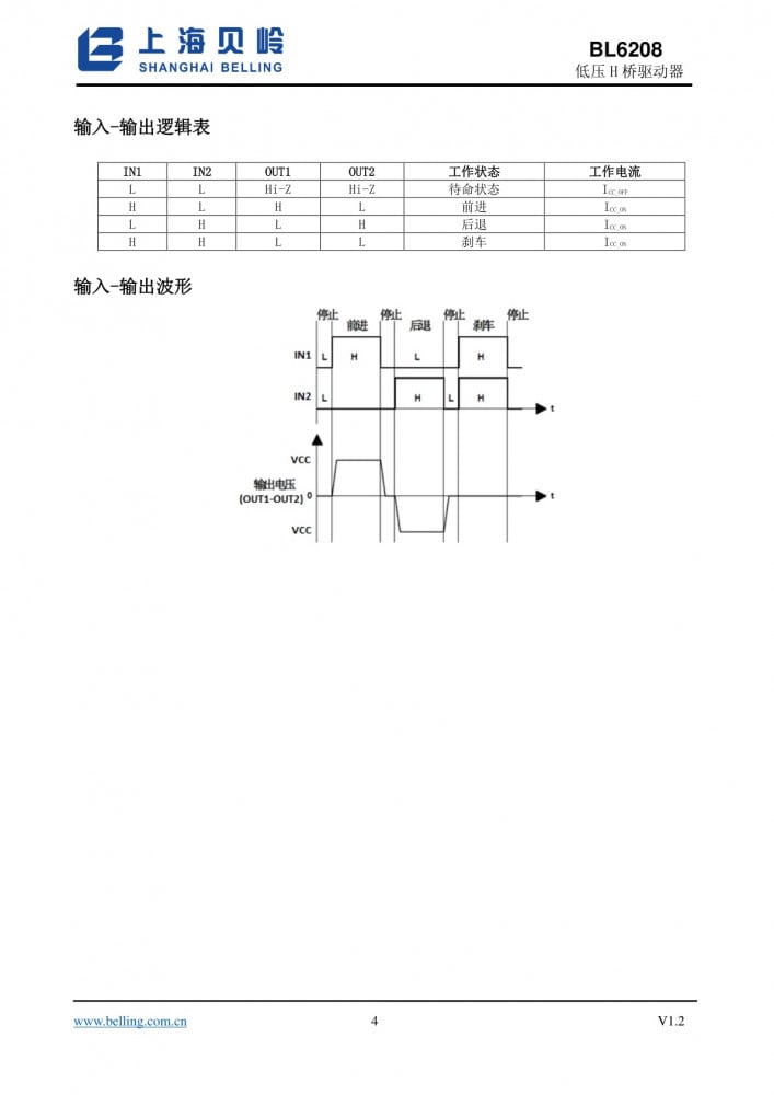 BL6208 datasheet page 4