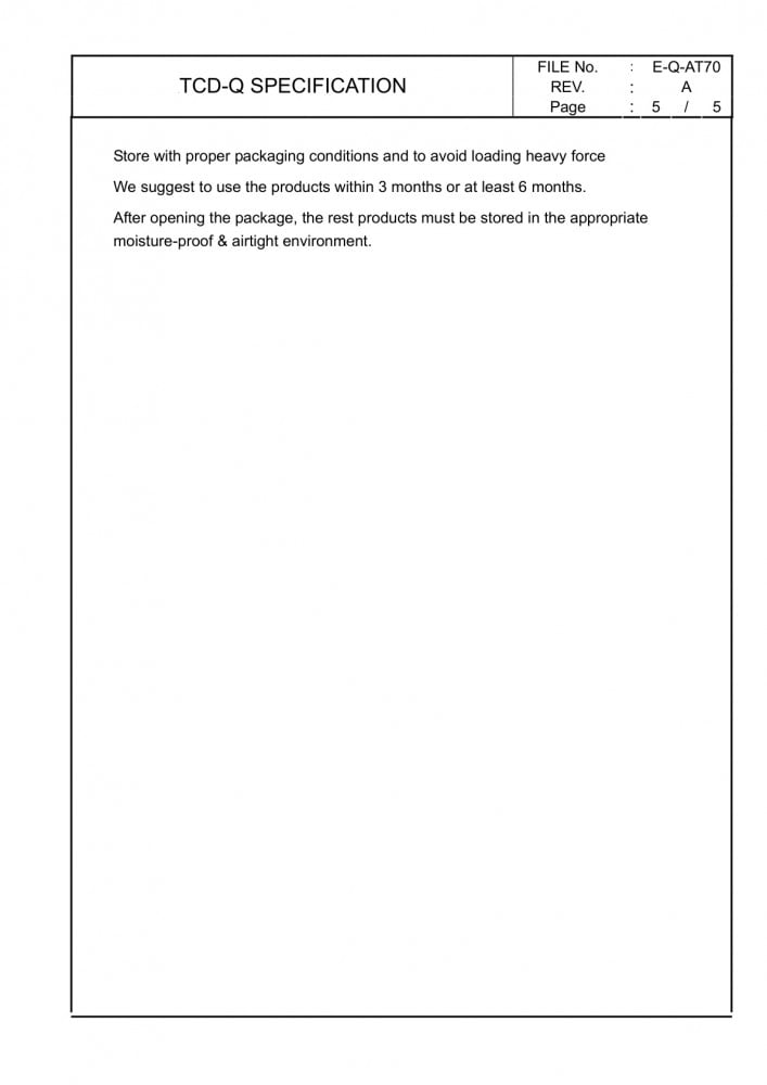 TCD-C2KQR technical document page 7