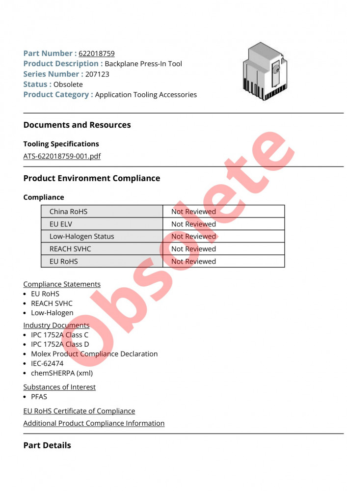 Tooling document page 1