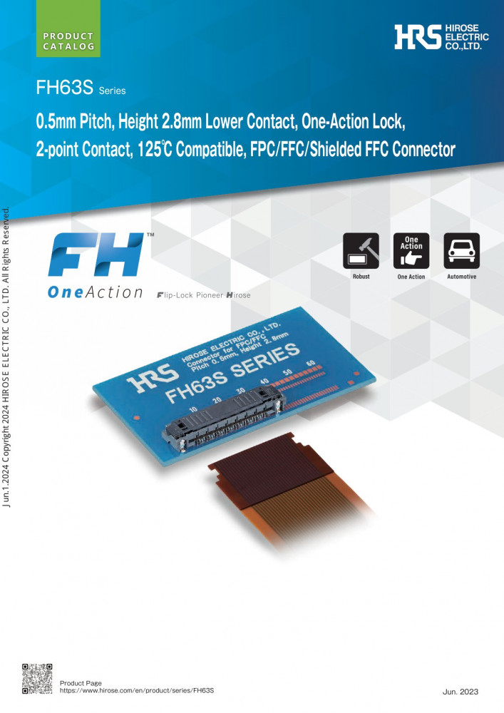 FH63S technical document page 1
