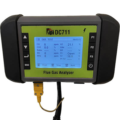DC711 Flue Gas Analyzer. Designed to meet the needs of the busiest Combustion Engineer and Installer. for sale