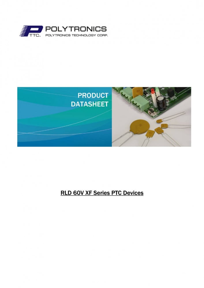 RLD60P050XF datasheet page 1