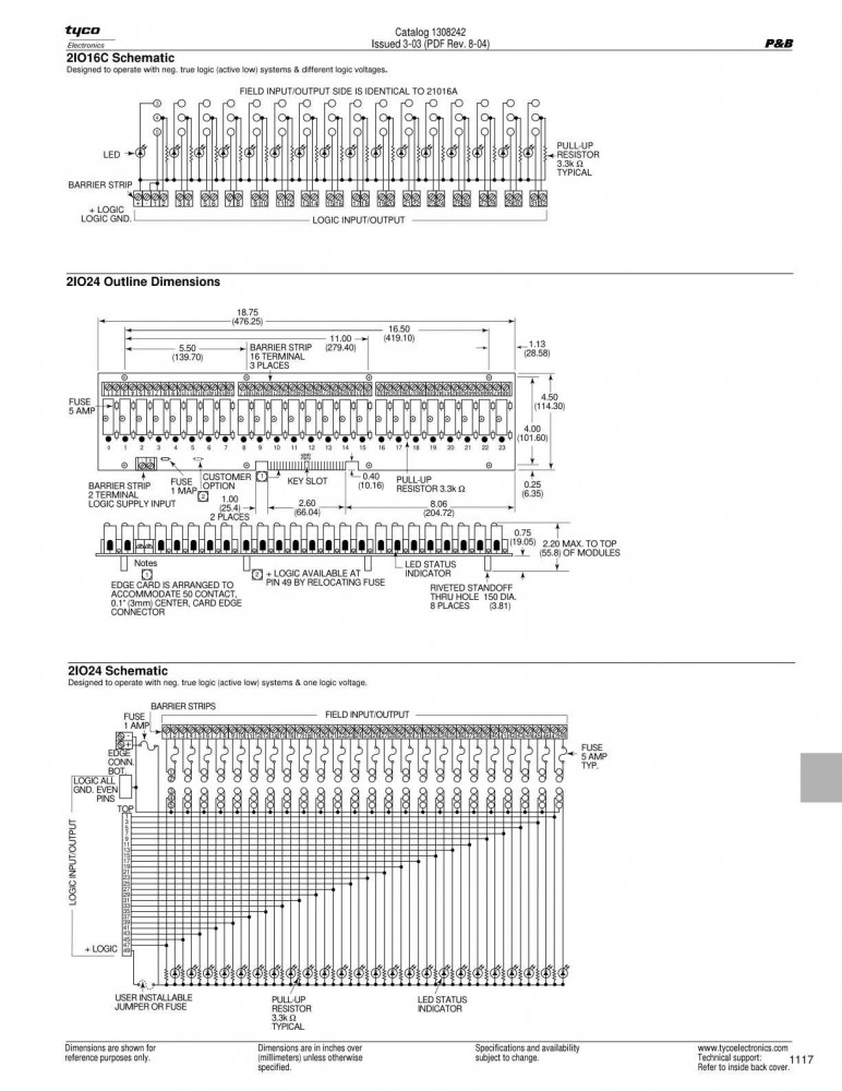 2IO16A product document, page 4