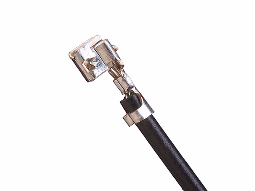 Pre-Crimped Lead Pico-Lock 1.5 Female-to-Pico-Lock 1.5 Female, Gold (Au) Plating, 150.00mm Length, 24 AWG, Black
