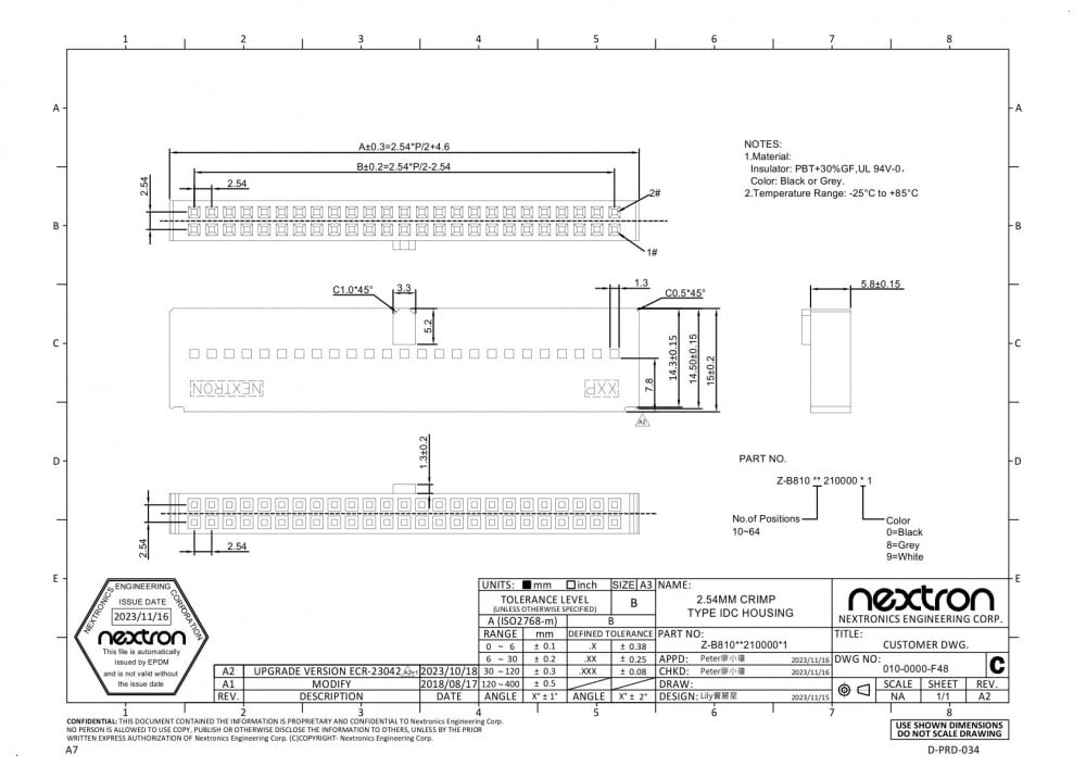 Nextron Z-B8101621000081 technical drawing preview
