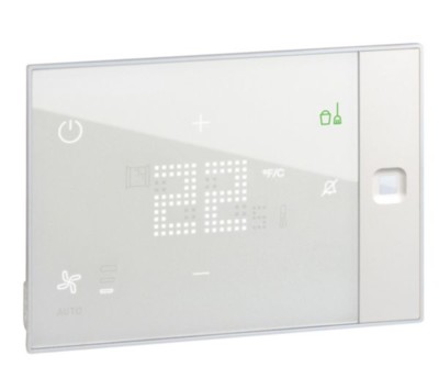 UXone flush mounting Hotel Thermostat 230V in white color  with DND MUR for sale