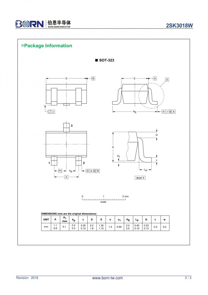 2SK3018W datasheet page 3