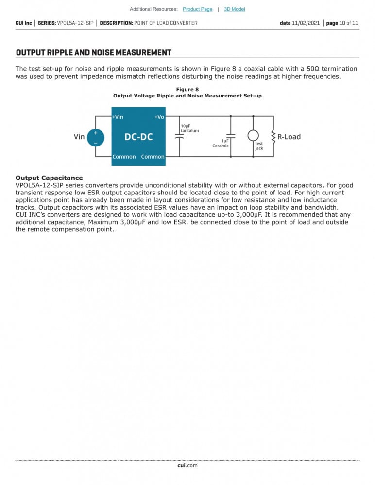 VPOL5A-12-SIP datasheet page 10
